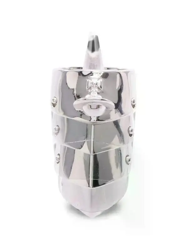 VIVIENNE WESTWOOD 2020s Armour Orb-motif Ring - Silver