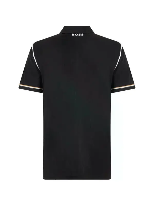 BOSS Active Paddy Golf Polo Shirt In Ripstop Fabric