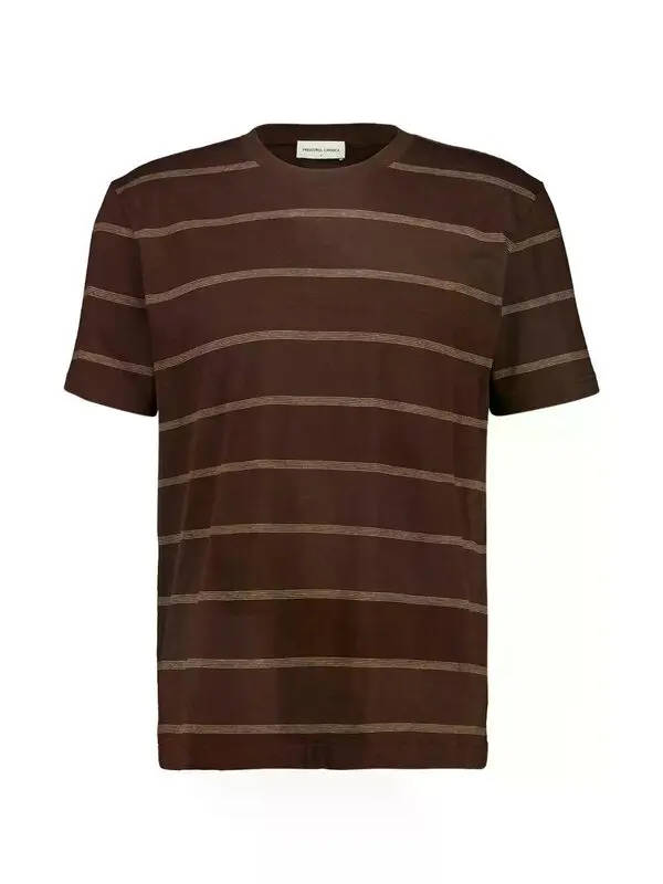 Frescobol Carioca Dinis Striped Slub T-shirt