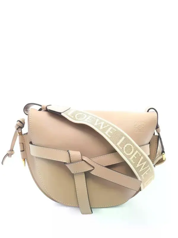 Loewe Small Gate Shoulder Bag - Neutrals