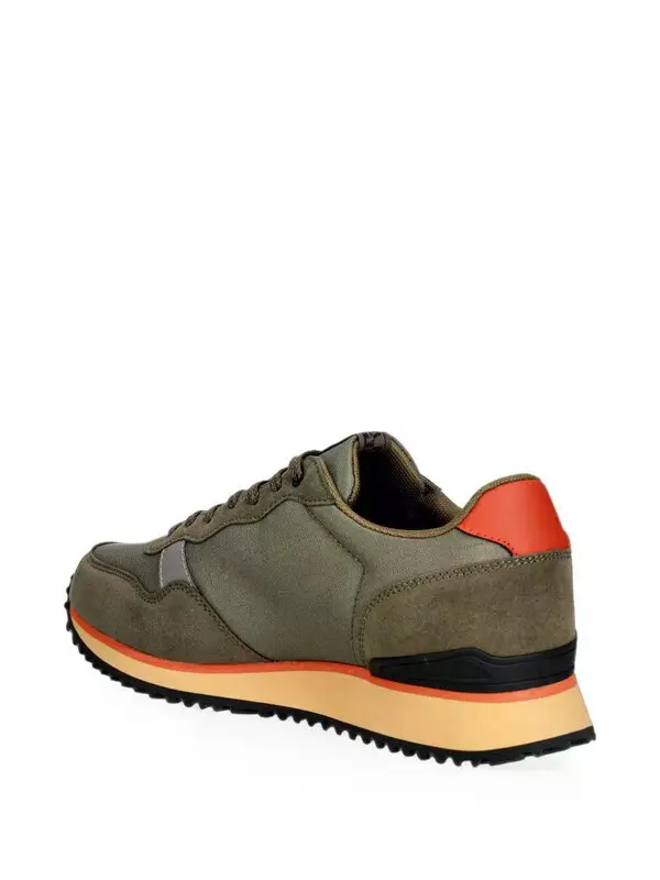 NAPAPIJRI Cosmos Logo-print Panelled Sneakers - Green