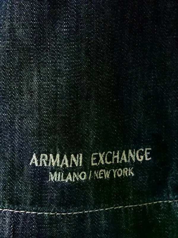 Armani Exchange Drawstring Denim Shorts