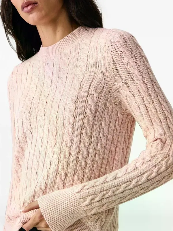 Barbour Ashdown Cable-knit Embroidered-logo Sweater