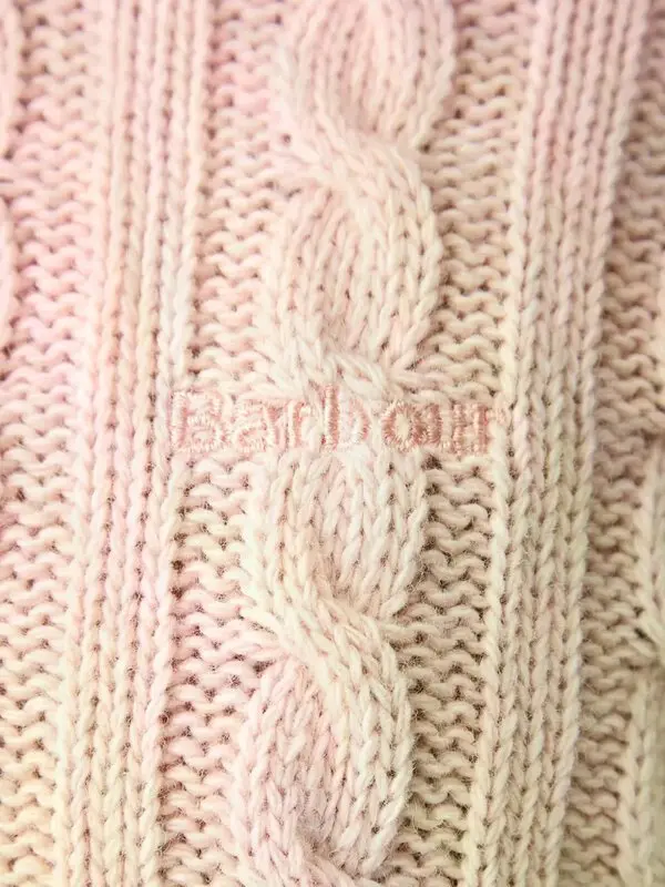 Barbour Ashdown Cable-knit Embroidered-logo Sweater
