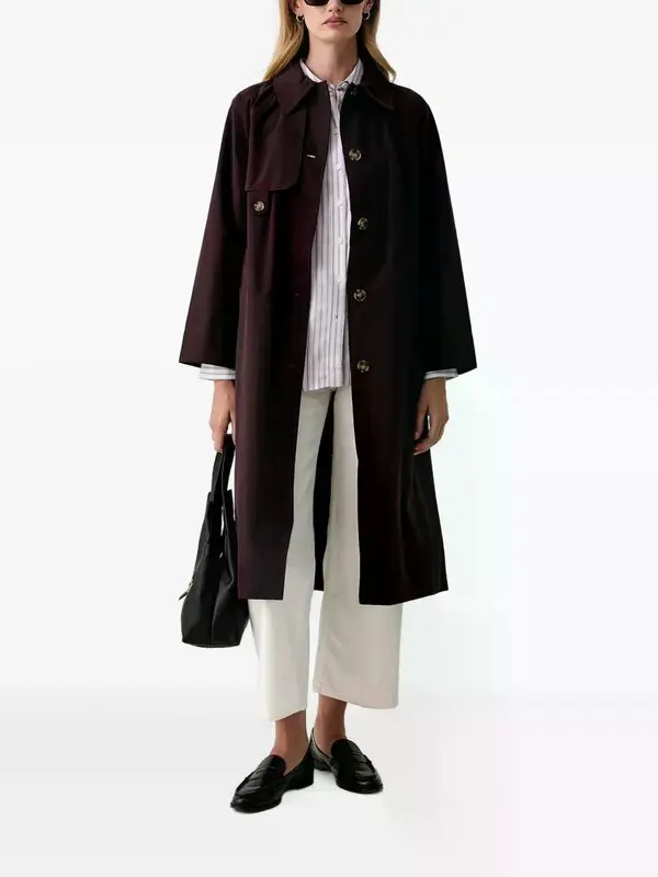 Barbour Antonella Belted Storm-flap Trenchcoat
