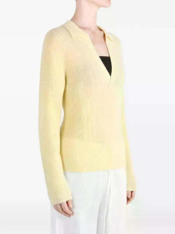 Auralee Brushed-finish Sheer Top