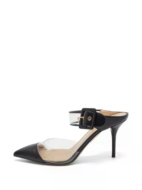 AQUAZZURA Optic Buckle-strap Sandals - Black