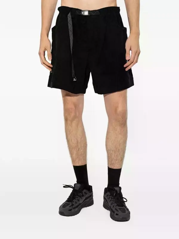 Nike Belted Corduroy Shorts - Black