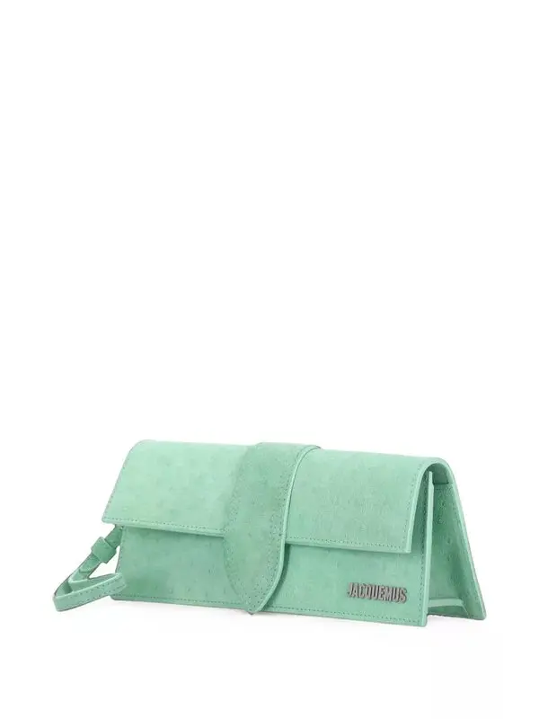 Jacquemus Ostrich-effect Suede East-west Bag