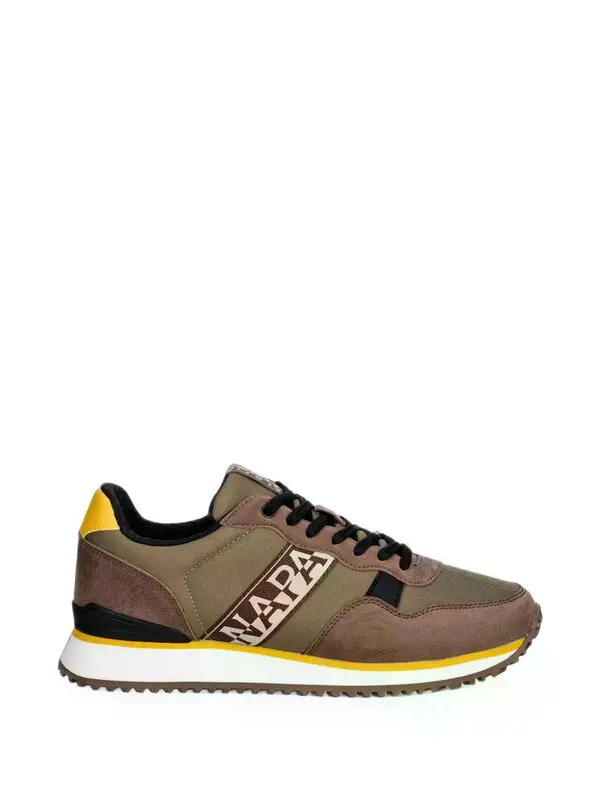 NAPAPIJRI Cosmos Logo-print Panelled Sneakers - Brown