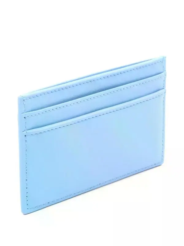 Celine 2020s Medium Triomphe Logo Cardholder - Blue
