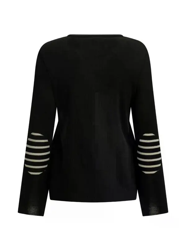 Saint James Button-shoulder Elbow-patch Sweater