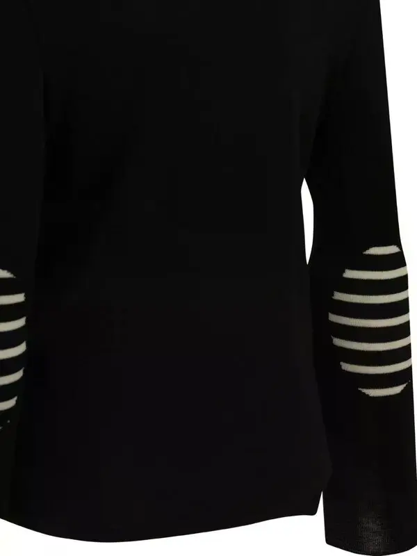 Saint James Button-shoulder Elbow-patch Sweater