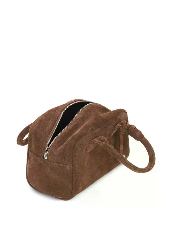 MARGESHERWOOD Soft Bowling Suede Tote Bag - Brown
