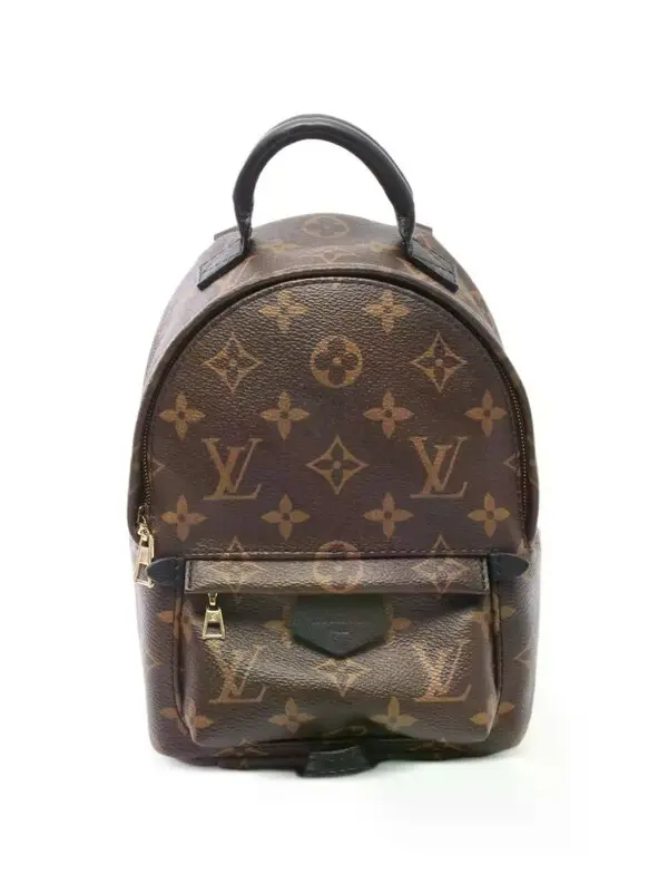 LOUIS VUITTON 2016 Palm Springs Monogram Backpack - Brown