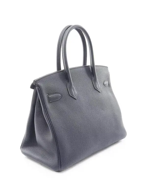 Hermès 2021 Birkin 30 Togo Tote Bag - Blue