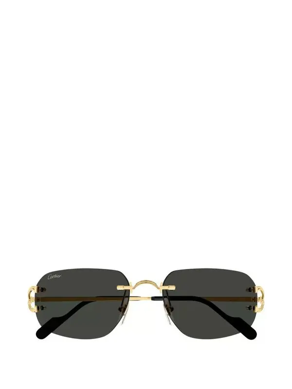 Cartier Rimless Sunglasses - Gold