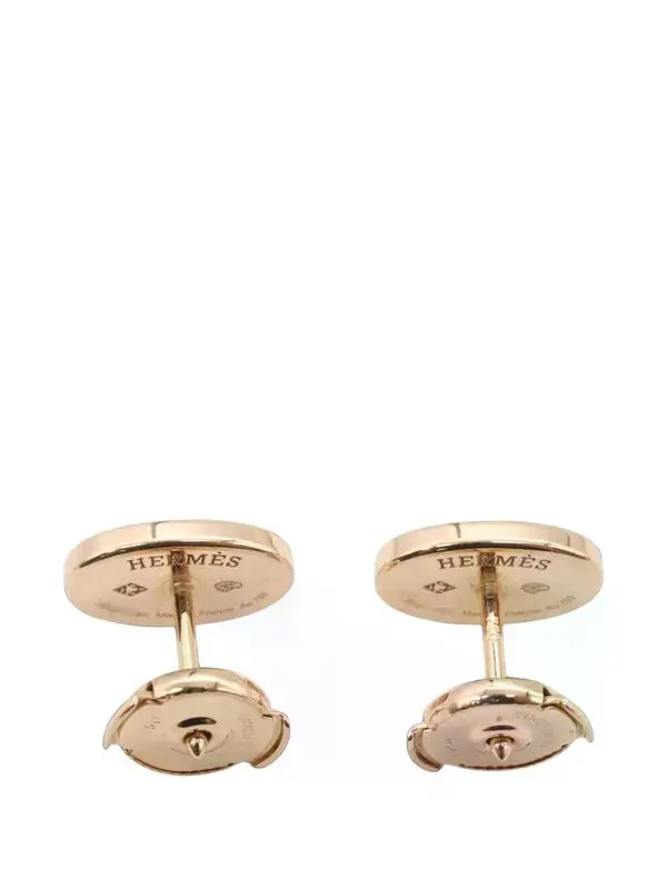 Hermès 2010s Chaine D'ancre Contour Earrings
