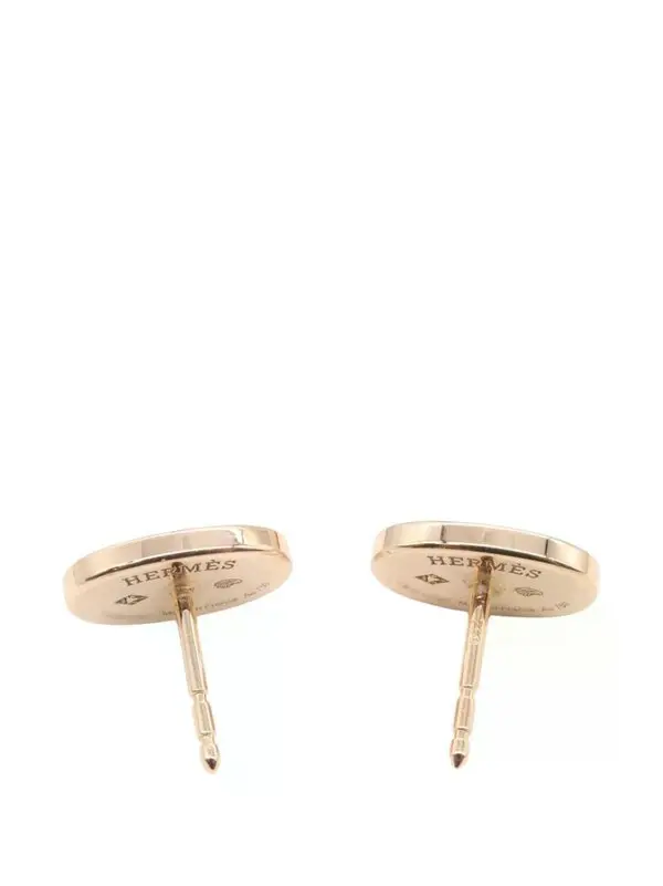 Hermès 2010s Chaine D'ancre Contour Earrings