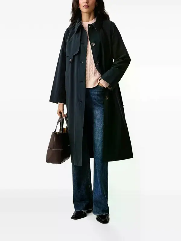 Barbour Antonella Belted Storm-flap Trench Coat