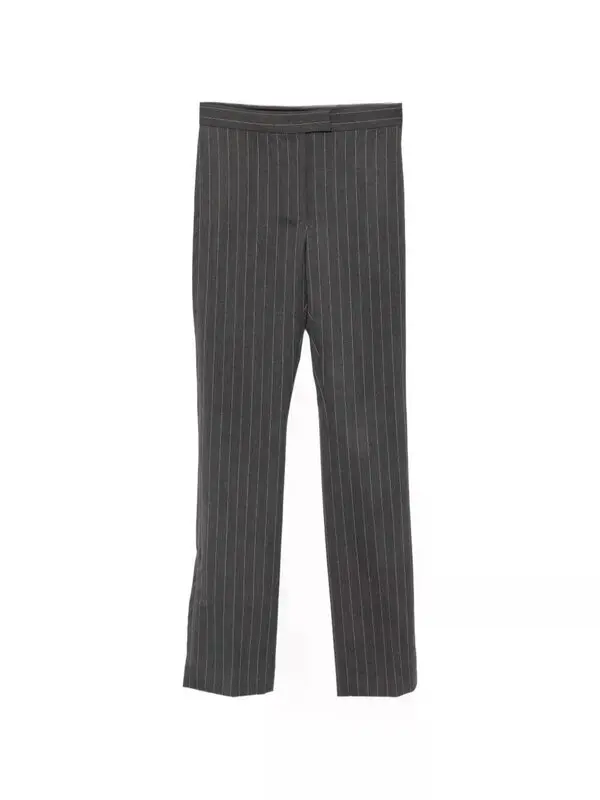 Sportmax Pinstripe Split-hem Trousers