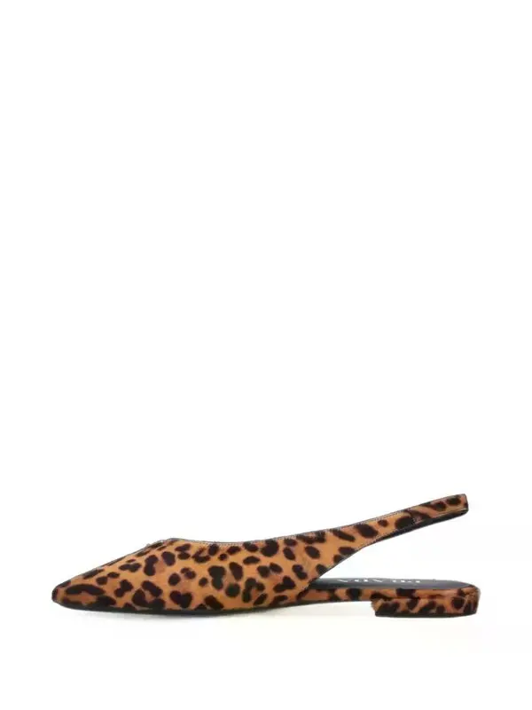 Prada Printed Leather Ballerinas
