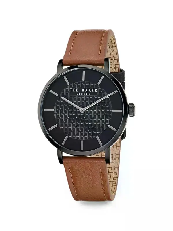 Ted Baker London Textured-dial 38mm Watch