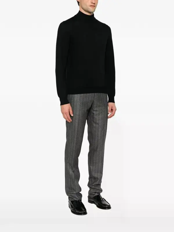Tagliatore High-neck Virgin Wool Sweater