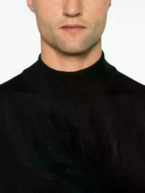Tagliatore High-neck Virgin Wool Sweater