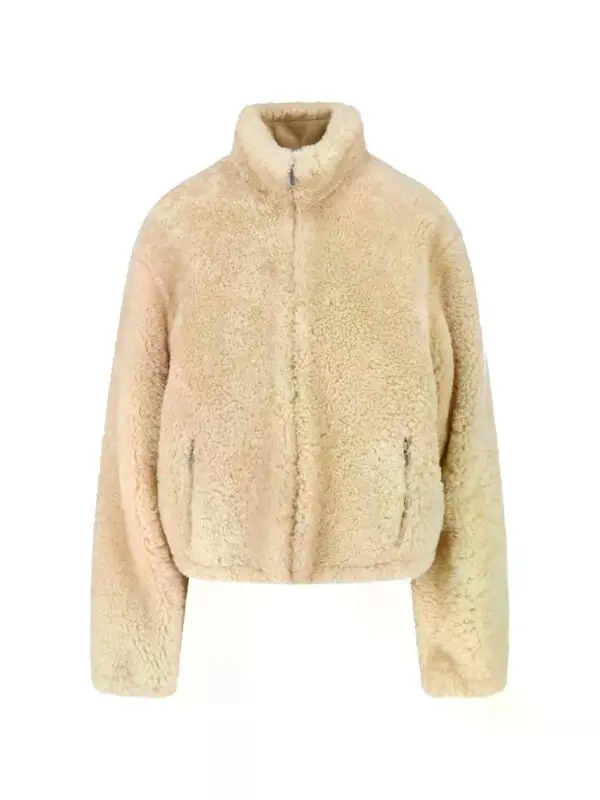Miu Miu Shearling Blouson Jacket
