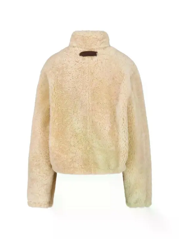 Miu Miu Shearling Blouson Jacket