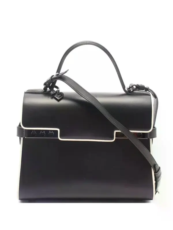 Delvaux 2010s Mm Tempête Two-way Tote Bag - Black