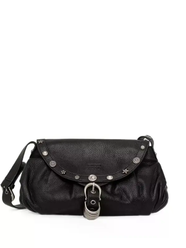 Miss Sixty Stud-embellished Buckle-detail Shoulder Bag