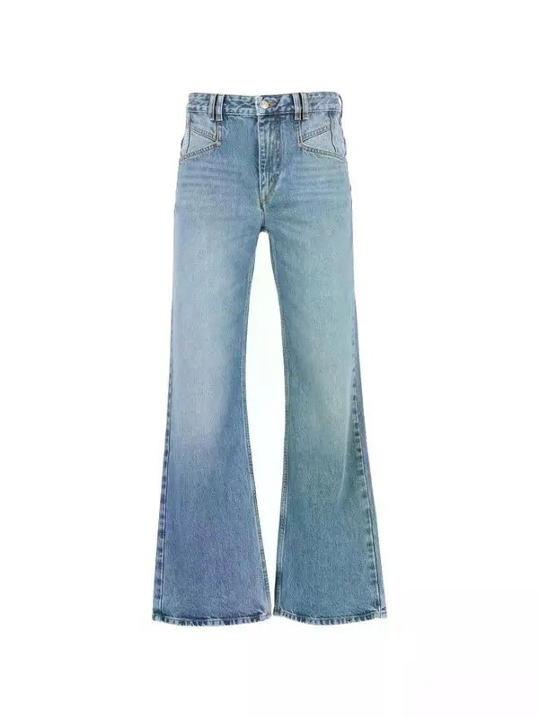 Isabel Marant Étoile Belvia-gz Straight-leg Jeans - Blue