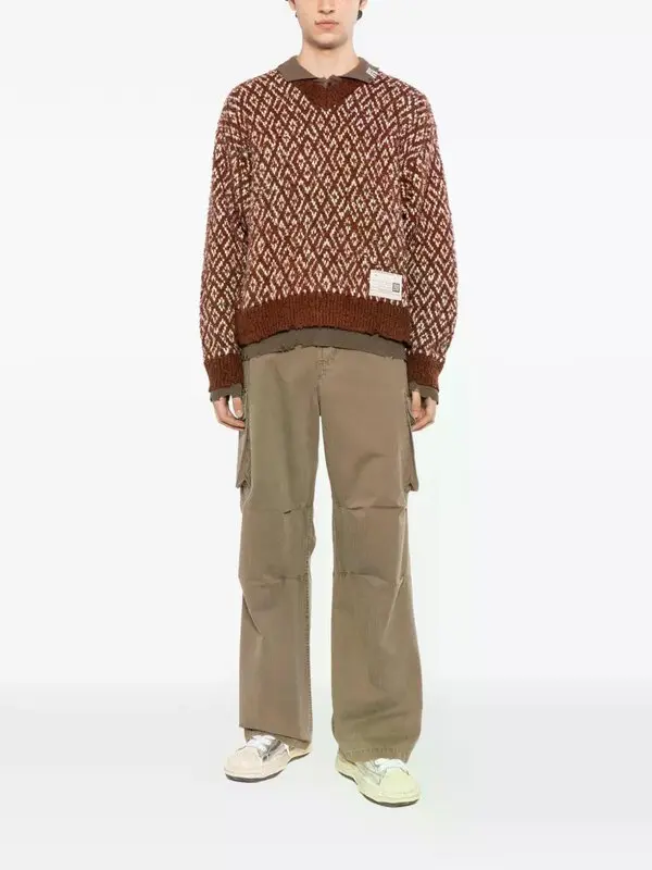 Mihara Yasuhiro Layered Knit Sweater