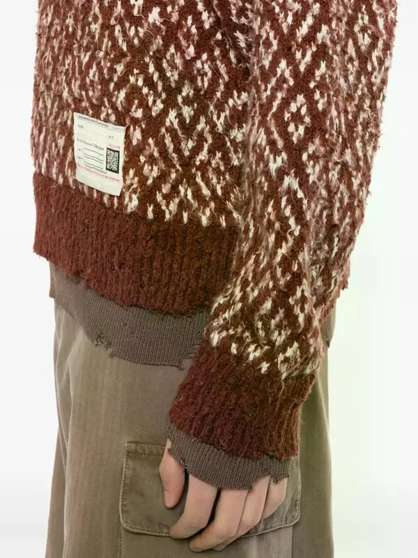 Mihara Yasuhiro Layered Knit Sweater