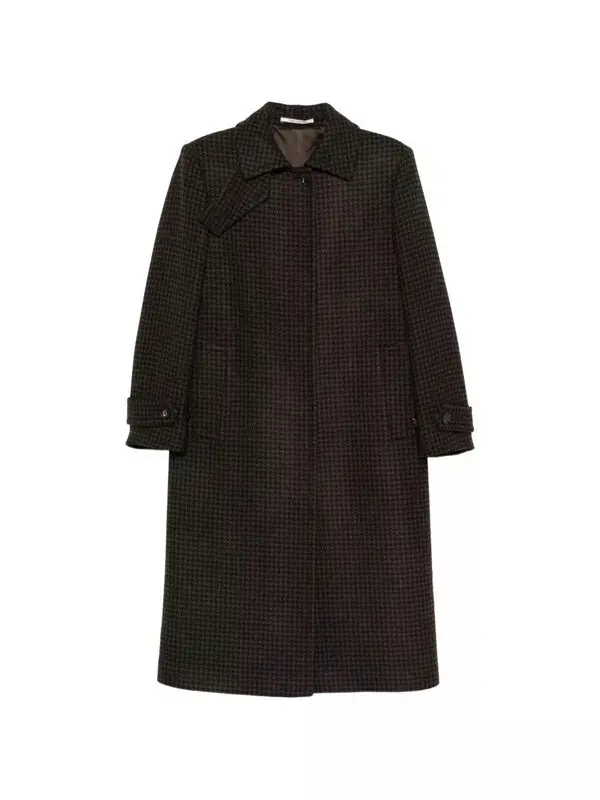 Tagliatore Bethany Houndstooth Coat