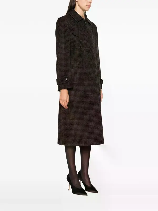 Tagliatore Bethany Houndstooth Coat