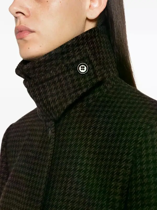Tagliatore Bethany Houndstooth Coat