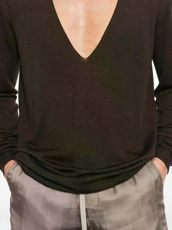 Rick Owens V-neck Sweater