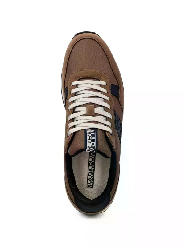 NAPAPIJRI Cosmos Logo-patch Panelled Sneakers - Brown