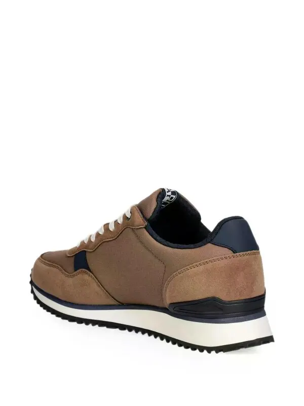 NAPAPIJRI Cosmos Logo-patch Panelled Sneakers - Brown