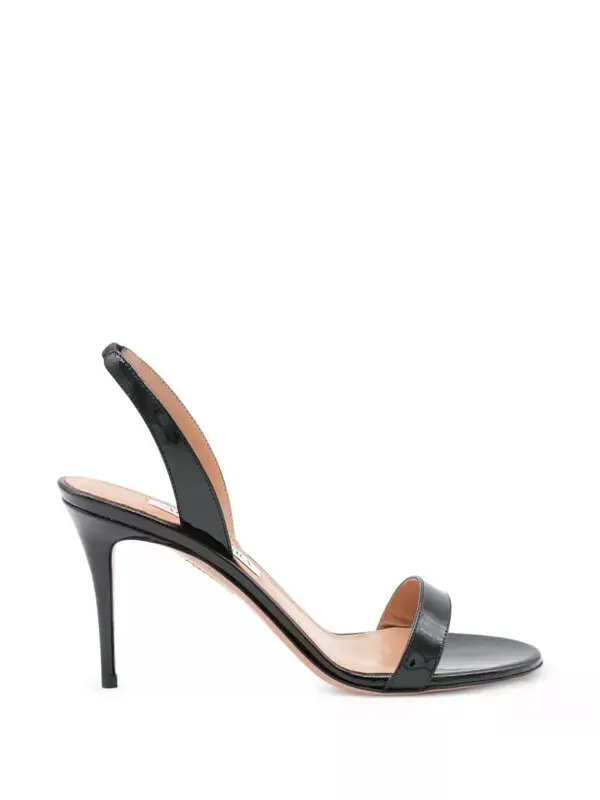 AQUAZZURA So Nude Sandals 85 - Black