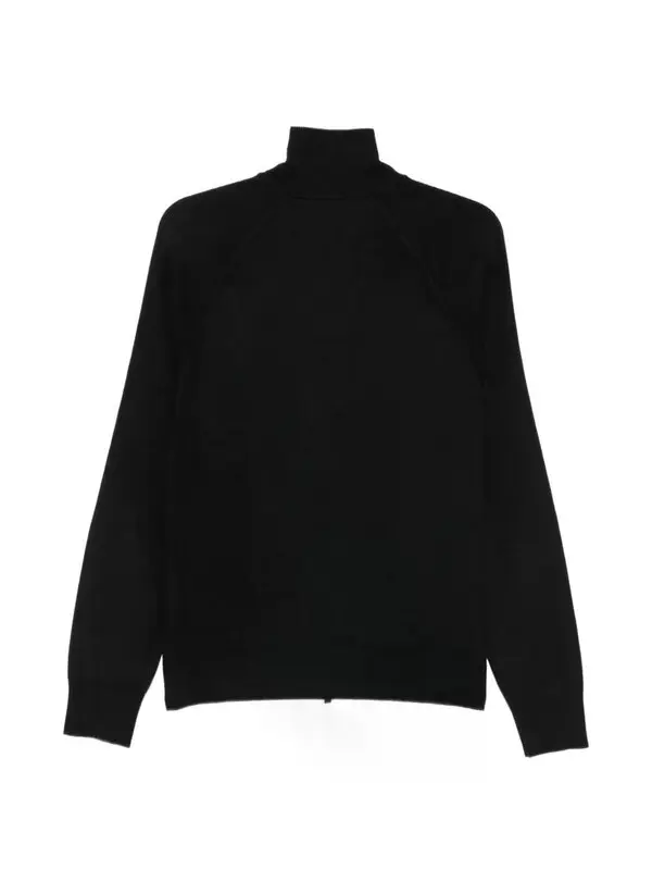 BOSS Zip-up Raglan-sleeve Sweater