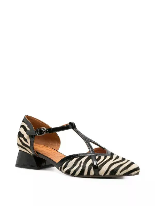 Chie Mihara Hidrow Zebra-print Pumps