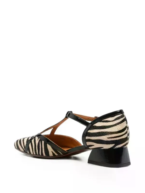 Chie Mihara Hidrow Zebra-print Pumps
