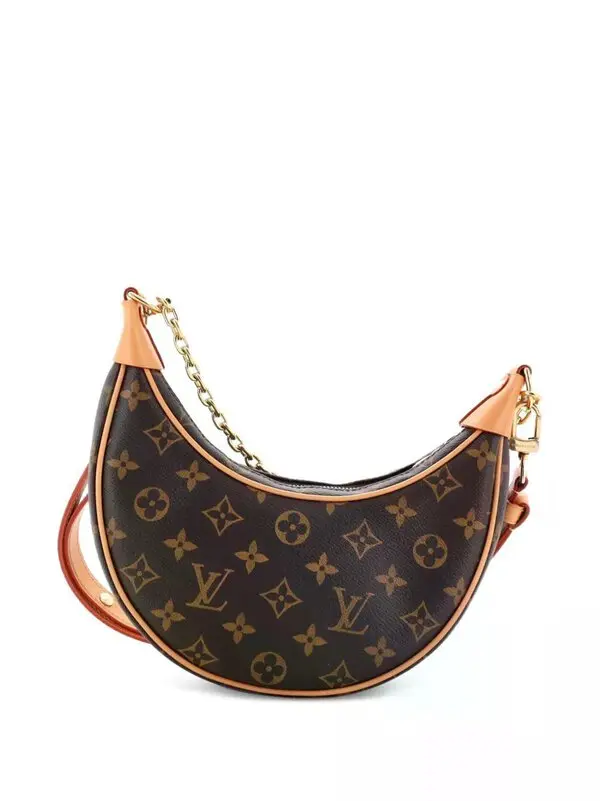 LOUIS VUITTON Loop Handbag Monogram Canvas Hobo Bag