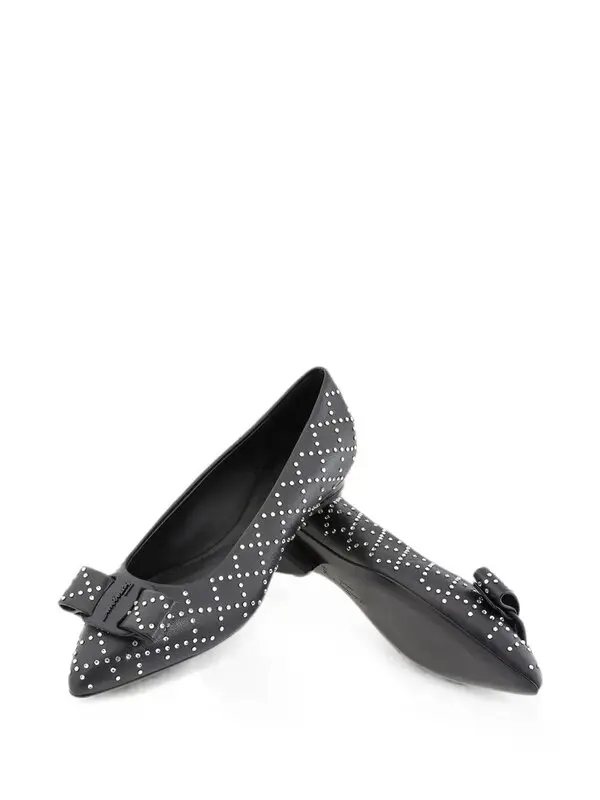 FERRAGAMO Viva Studded Flat Pumps