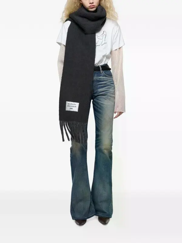 Acne Studios Bicolour Alpaca Scarf