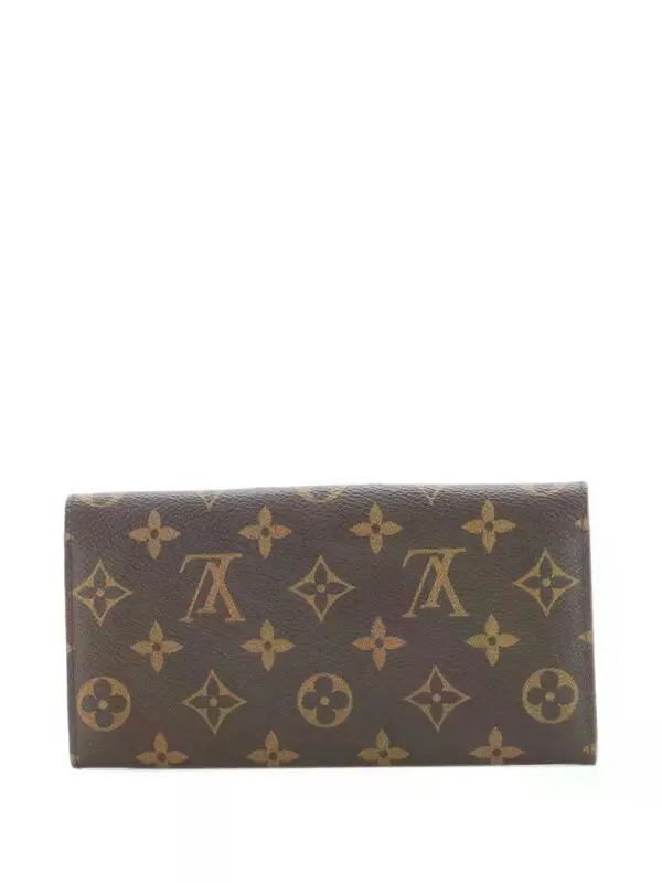 LOUIS VUITTON Emilie Wallet Monogram Canvas Small Wallets - Red